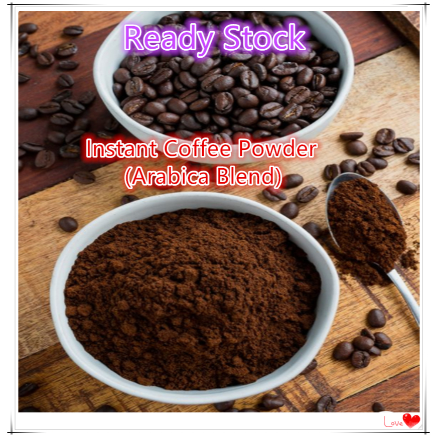 Instant Coffee Powder 50g(Water Soluble) - Arabica Blend / Serbuk Kopi ...
