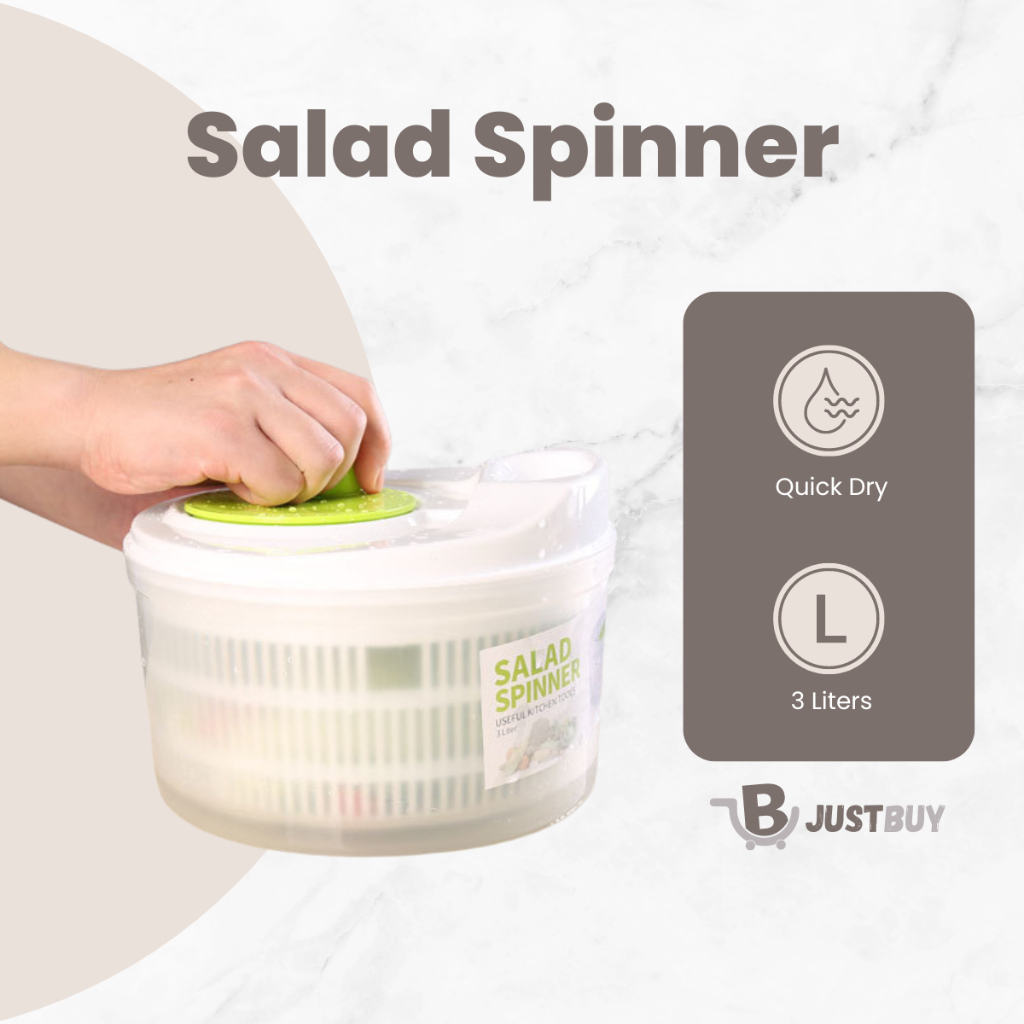 Pemutar salad Pengering buah-buahan sayur-sayuran pengeringan air Salad ...