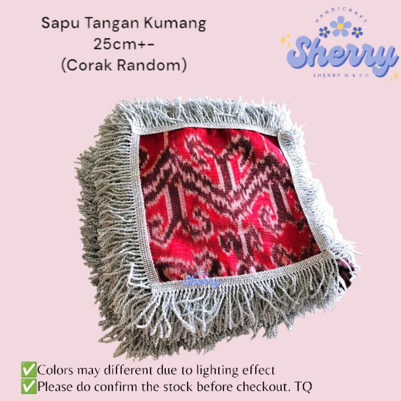 Sapu Tangan Kumang atau Perecha Kumang Accessories Ngepan Iban Kumang ...