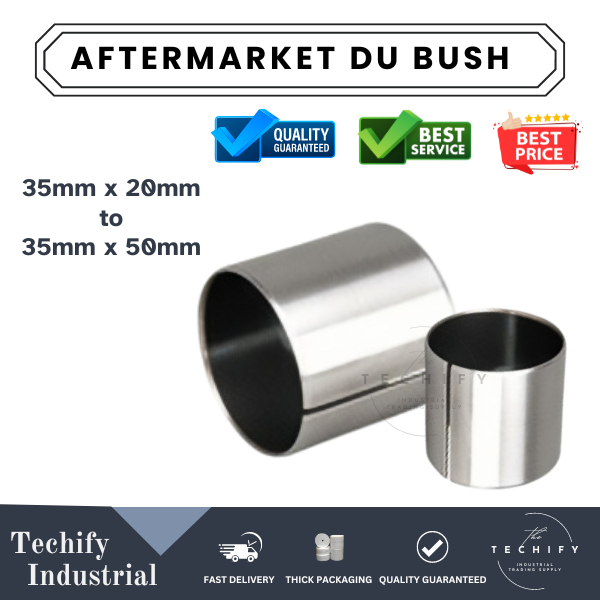 Aftermarket DU Bush ID 35 Sleeve Bearings Oilless Slide Plain Bushing ...