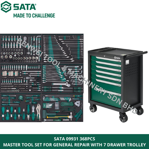(D5) SATA 09931 368PCS DR. MASTER TOOL SET FOR GENERAL REPAIR / TOOLS ...
