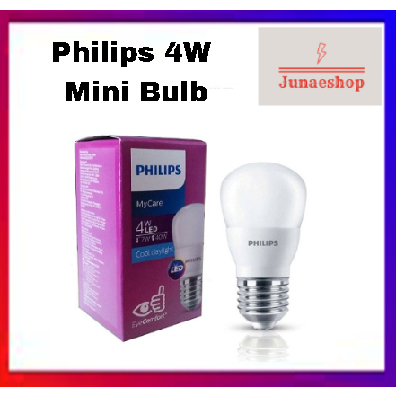 PHILIPS E27 MINI BULB 4W (WARMWHITE / DAYLIGHT) | Shopee Malaysia