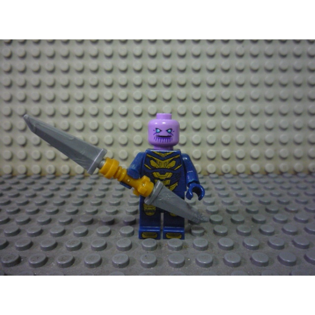 Custom Lego Marvel Super Heroes - Thanos w/Sword Mini Figure | Shopee ...