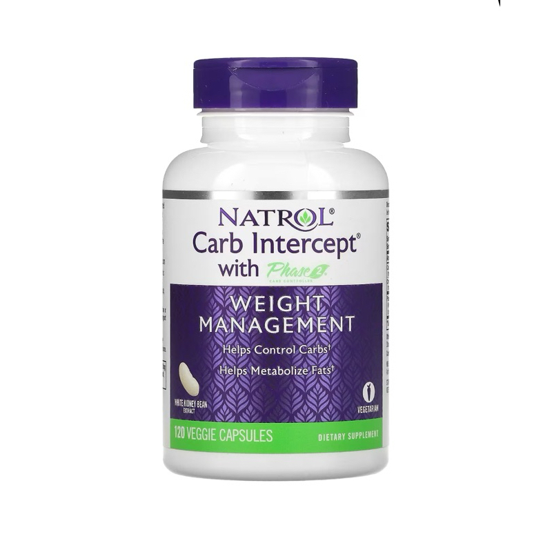 Carb Intercept with Phase 2 Carb Controller, 500 mg, 120 Veggie Caps ...