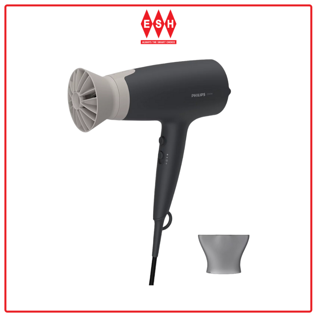 Philips BHD351 2100W Series 3000 ThermoProtect Attachment Hair Dryer | ESH | Shopee Malaysia