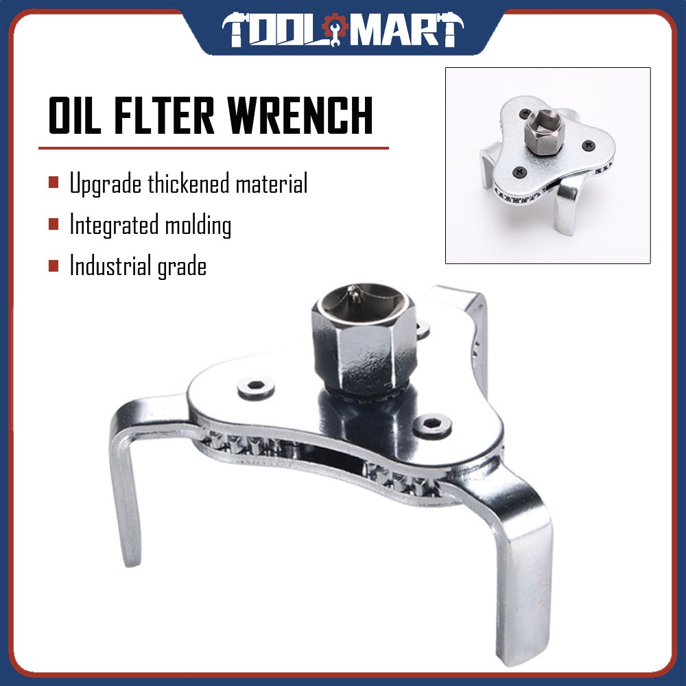 Oil Filter Car Wrench Tool set Auto 3 Jaws Remover Tool 55-108mm Easy ...