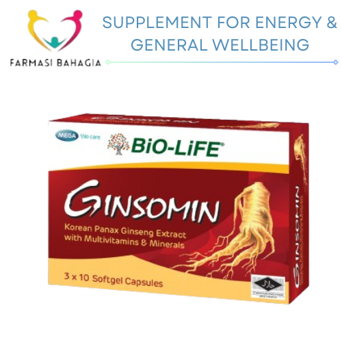 [ Exp 5/2026 ] BIO-LIFE GINSOMIN SOFTGELS 30'S - Supplement ...