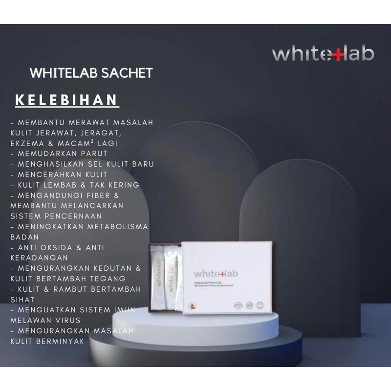 ORIGINAL HQ White Lab Sachet Repair Skin | Shopee Malaysia