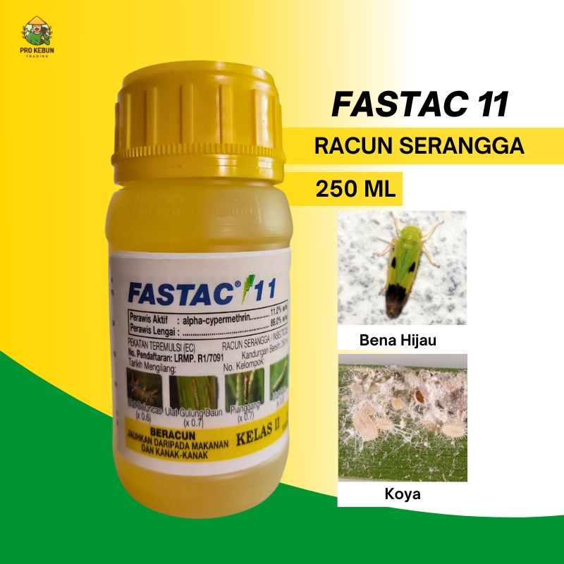 Fastac 11 Racun Serangga Insecticide Racun Lalat Buah Serangga Tanaman ...