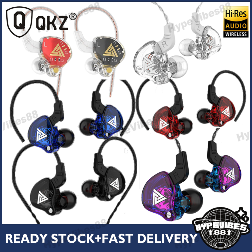 HypeVibes QKZ AK6 Gaming Earphone Stereo Bass Sound HIFI In-Ear Earbuds ...