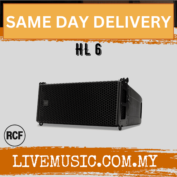 RCF HL 6 Passive 2-Way Dual 6" Line Array Module ( HL-6 / HL6 ...