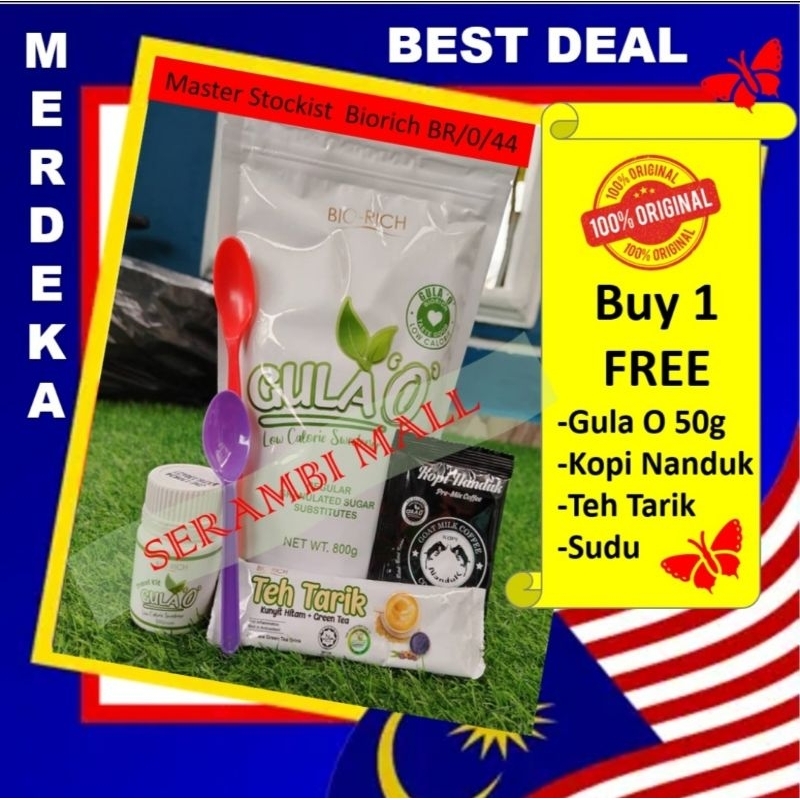 Gula O Biorich Original Ready Stock Special Combo Jimat Promotion ...