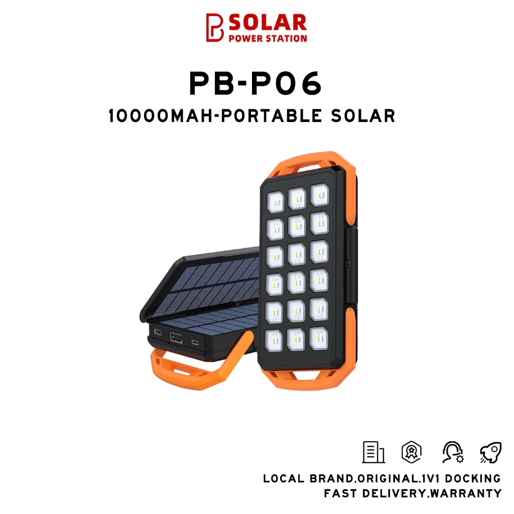 PB Solar Fast Charging Charge Powerbank (10000mAh/20W) | Shopee Malaysia