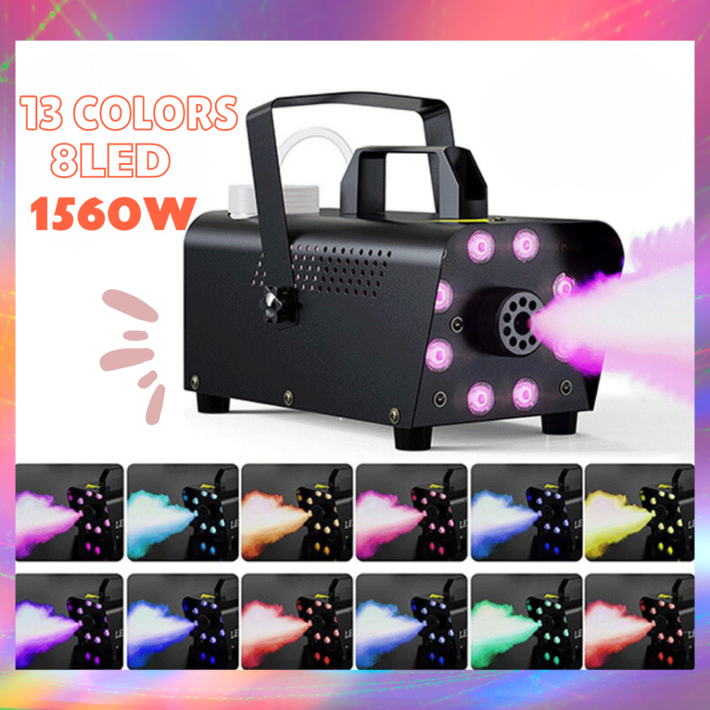 KELETOOL Smoke Fog Machine Stage Fogging Machine Disco Colorful Smoke ...