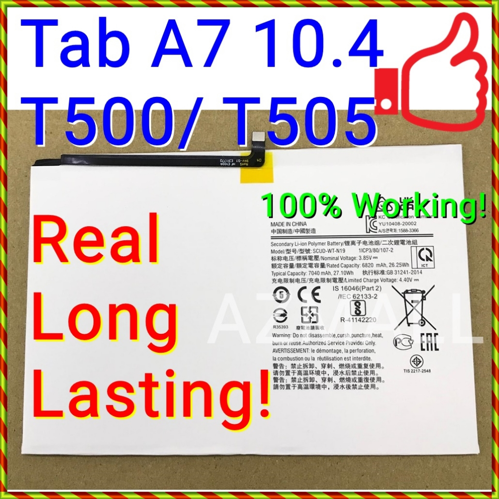 (7040mAh) NEW ORI Long Lasting Stable ICT Battery SCUD-WT-N19 for ...