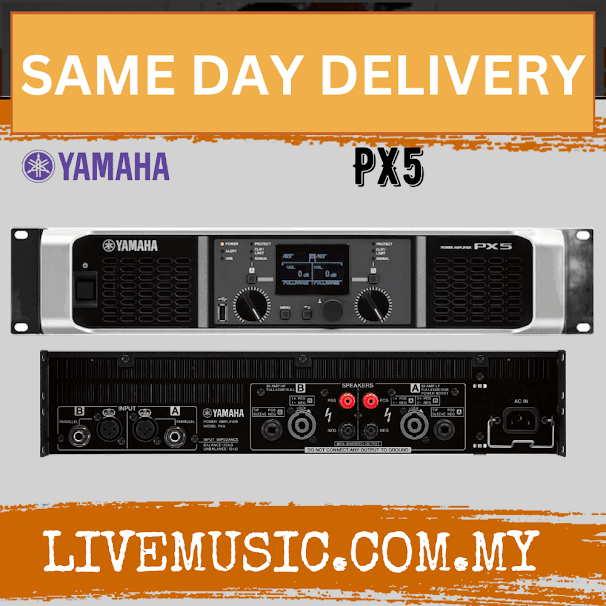 Yamaha PX5 2-channel Power Amplifier (PX-5/PX 5) | Shopee Malaysia