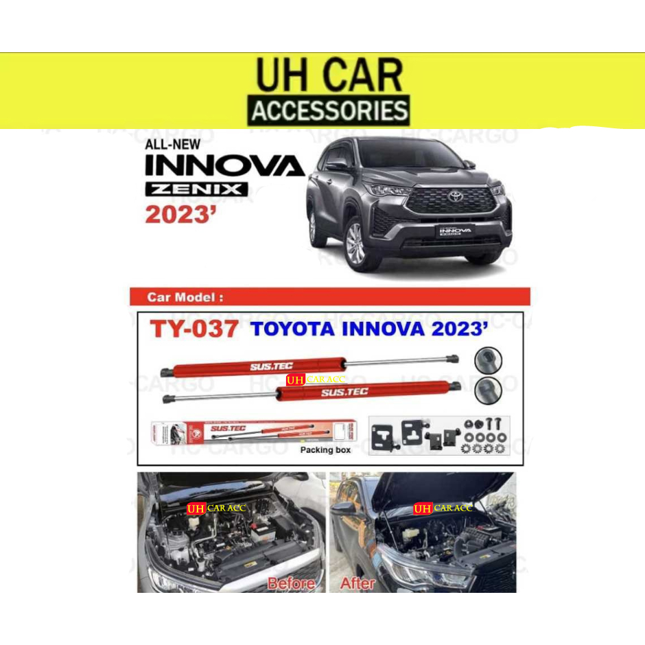 Toyota Innova Zenix AG10 2023 - 2024 Sustec Front Hood Damper Bonnet ...