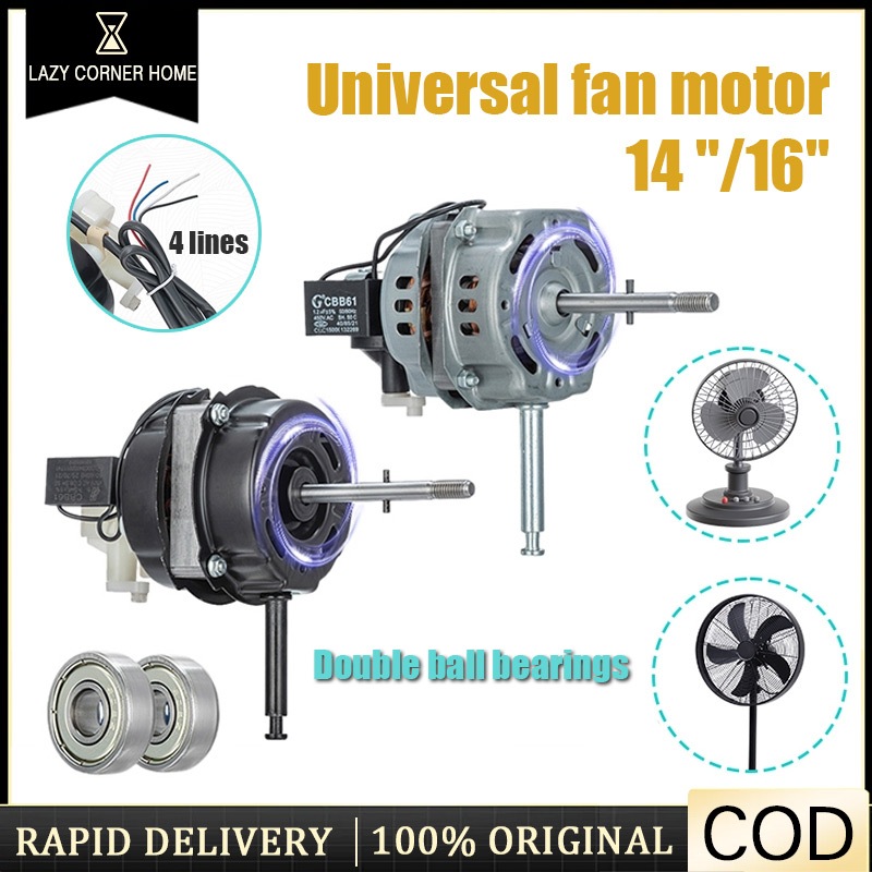 【UPGRADED DOUBLE BEARING】PENSONIC / SHARP FAN MOTOR 14"/16" INCH TABLE ...