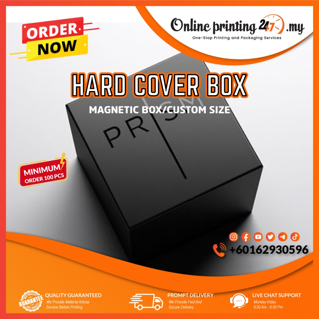 Custom Hard Cover Box I Gift Box | Surprise Box | Packaging Box ...