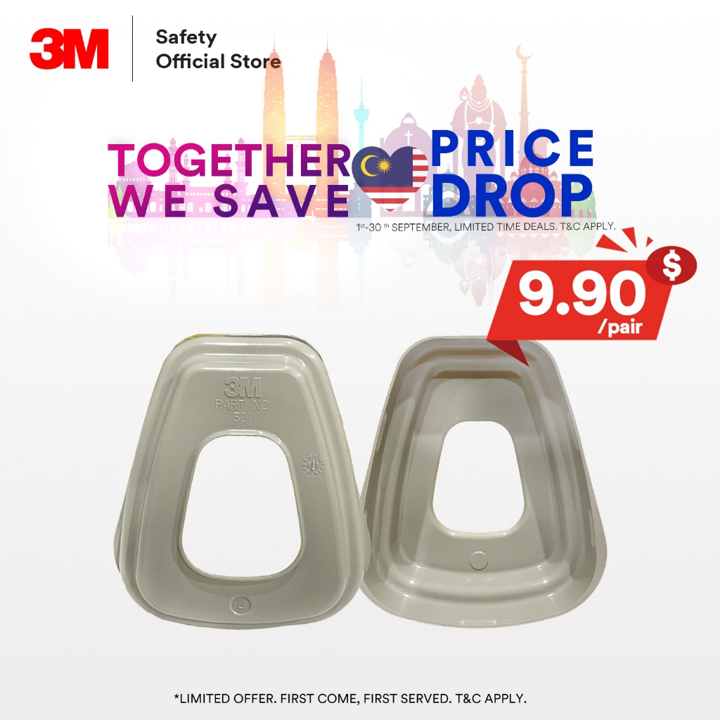 3M™ 501 Filter Retainer For 3M™ 5N11/ 3M™ 5P71 With 6000 Series ...