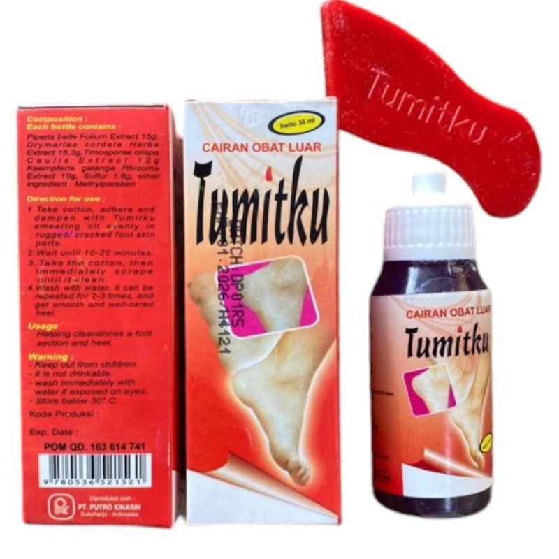 TUMITKU 30ml OBAT KAKI PECAH KAPALAN BPOM | Shopee Malaysia