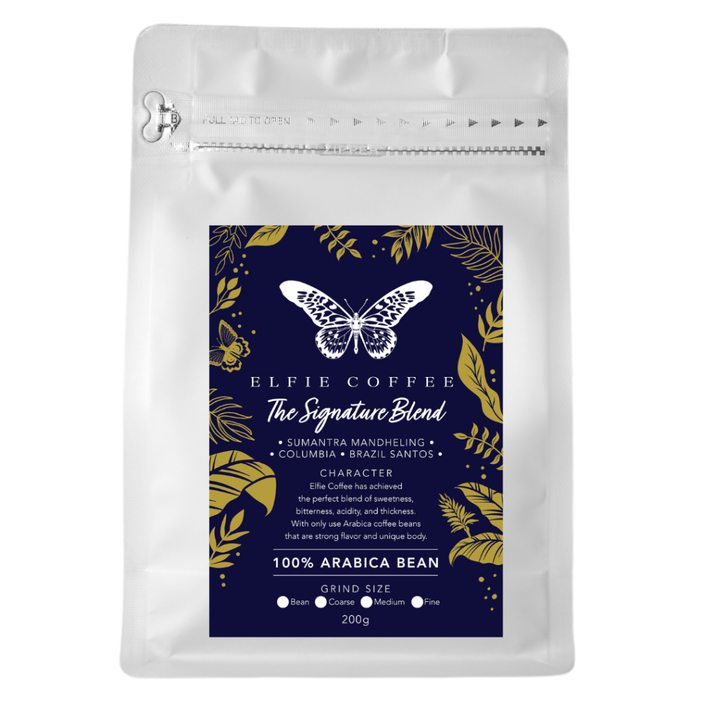 Elfie Coffee Whole Bean Coffee Signature Blend (Medium Roast) Fresh ...
