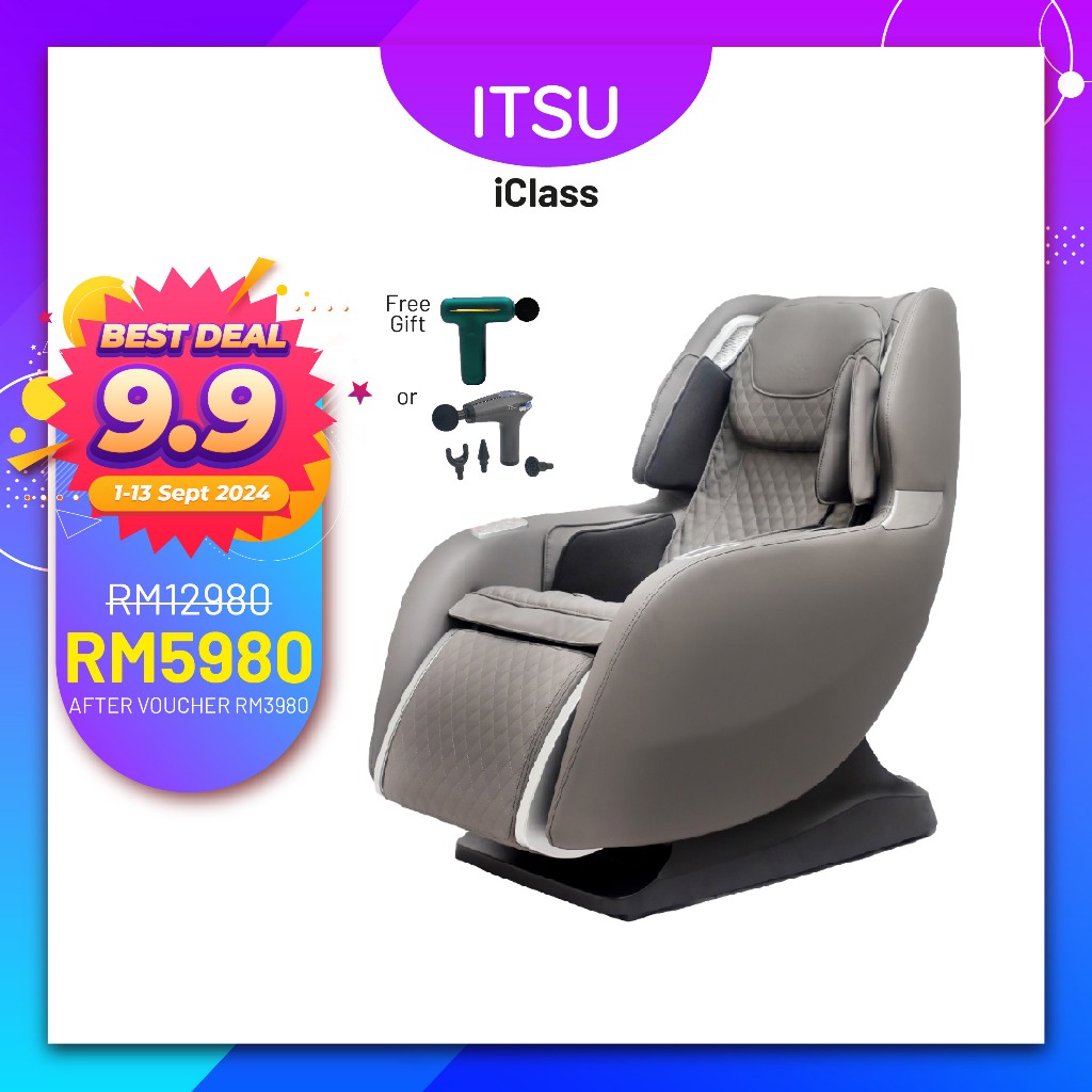 [9.9] [FREE SHIPPING] ITSU iClass Massage Chair Free Accu Gun or iFlex ...