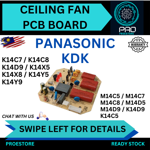 PANASONIC KDK PCB Board Kipas Siling M14C5 M14C7 M14C8 M14D5 M14D9 ...