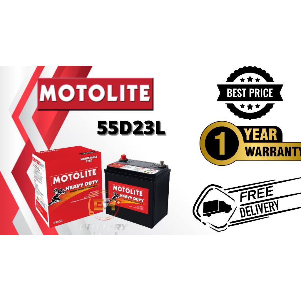 (Installation Included)BATERI KERETA MOTOLITE 55D23L/SUBARUXV/MAZDACX5 ...