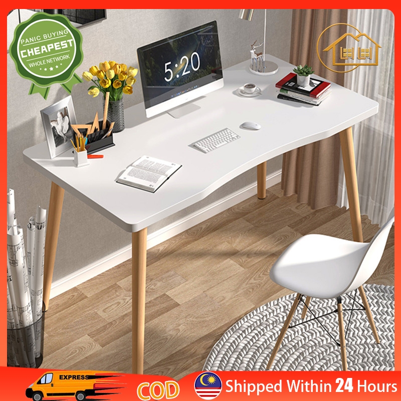 LI| Study Table Home Office Desks Nordic Computer Modern Simple Writing ...