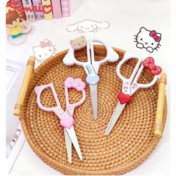 Sanrio Scissors Kuromi Hello Kitty Cinnamoroll Korean Student Cartoon ...