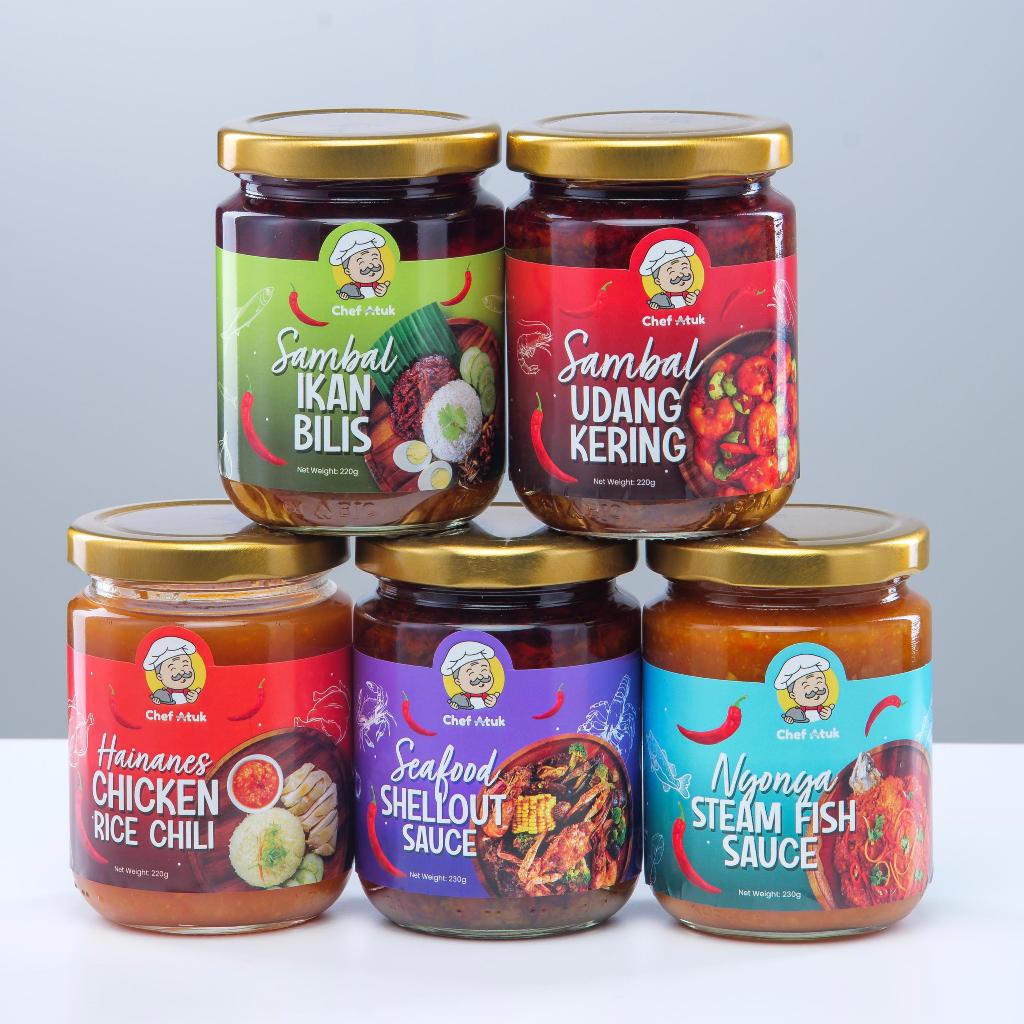 【BUY 2 SAVE MORE】Sambal Chef Atuk Ready to Eat Halal | Chili & Sambal ...