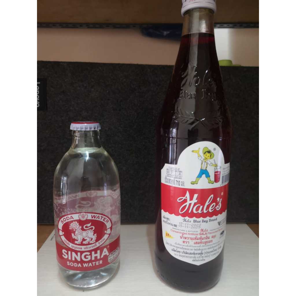 HALE BLUE BOY SYRUP THAILAND SIRUP THAI / Singha Soda Water泰国饮料(No. 1 ...