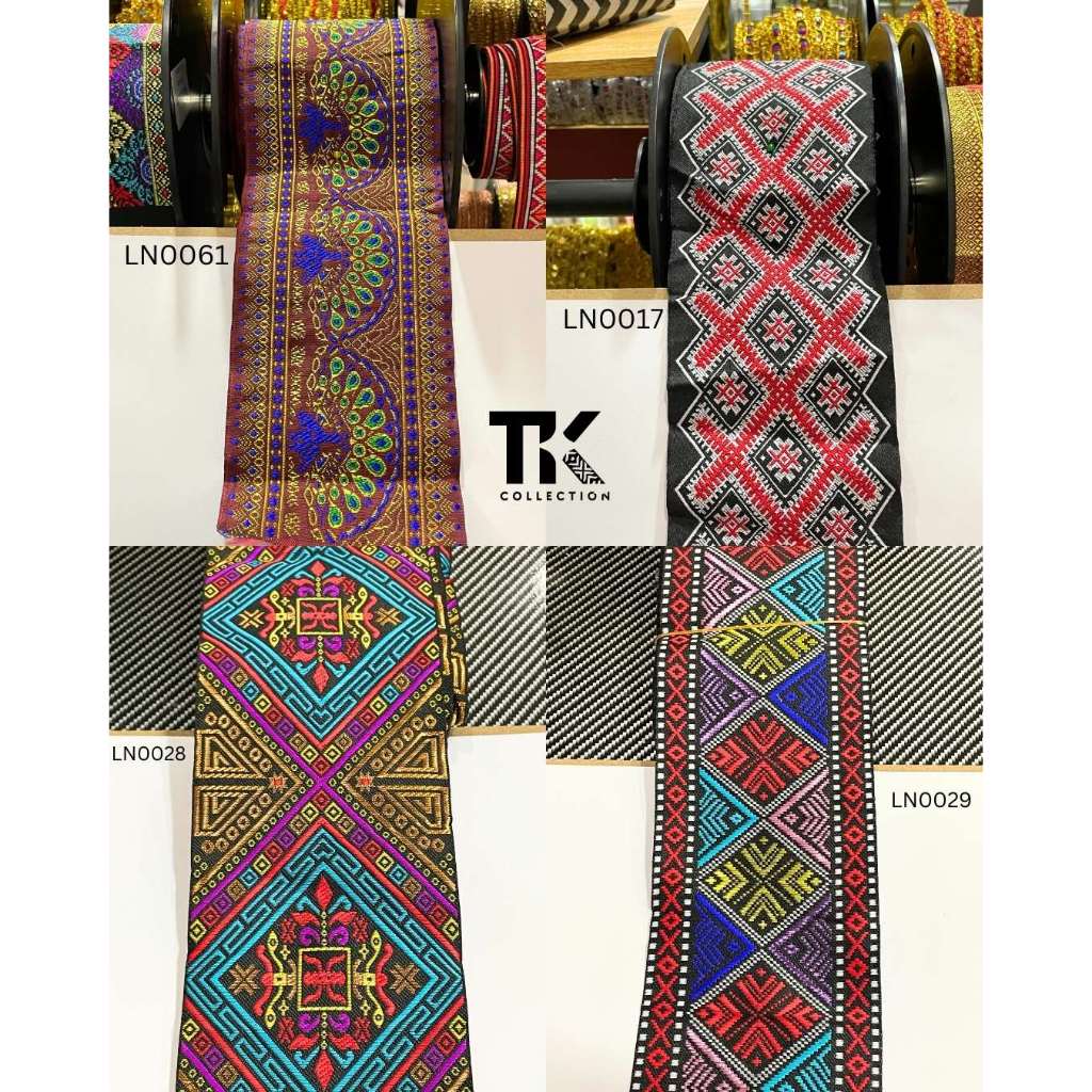 (1METER) LACE FOR TRADITIONAL CLOTHES LINANGKIT SABAH SARAWAK KADAZAN ...