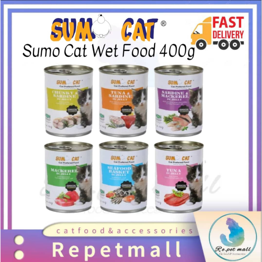 Sumo Cat Premium Canned Food Wet Food For Cats & Kitten Tuna Series ...