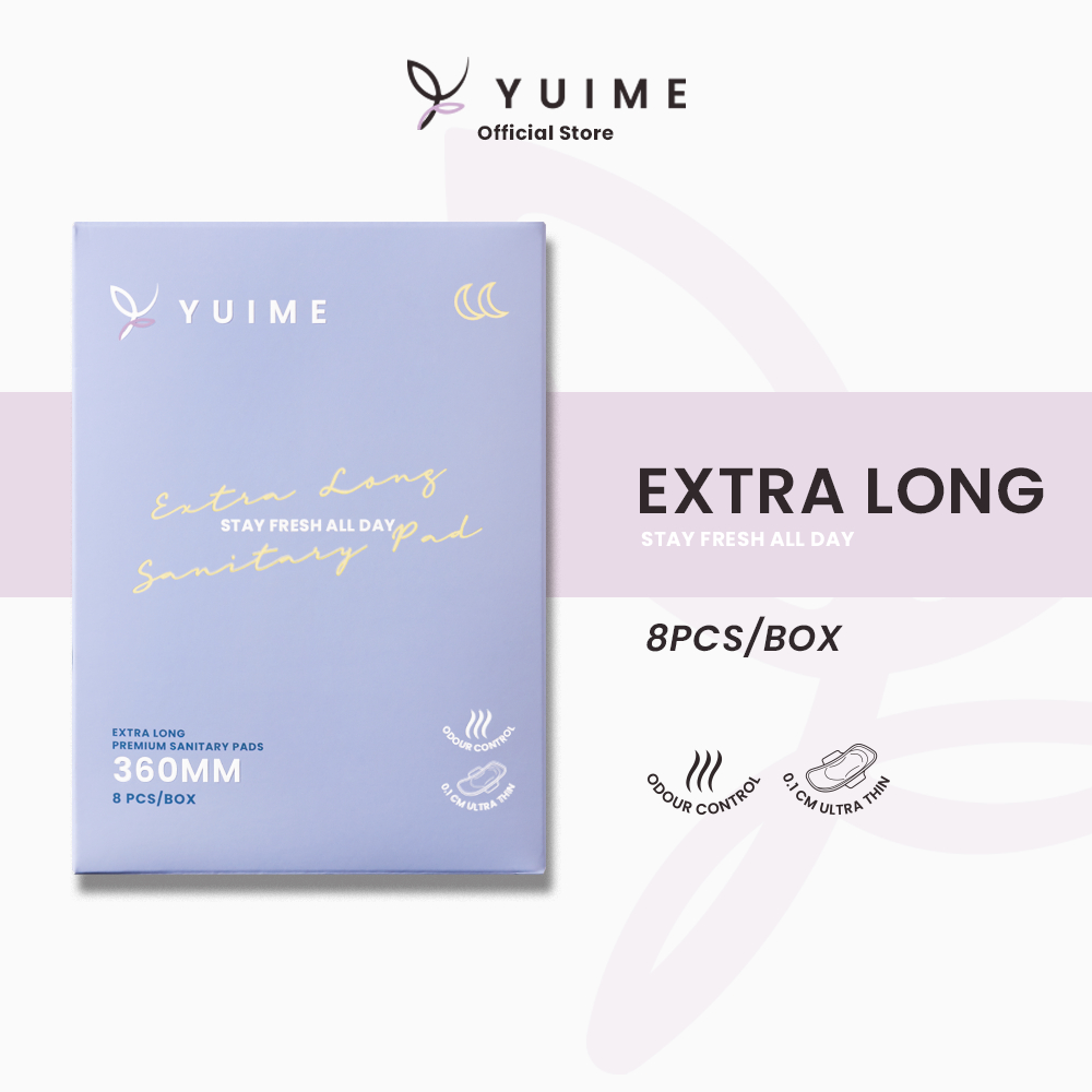 Yuime Extra Long Pad (360mm x 8 Pcs) | Shopee Malaysia