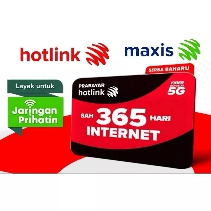 Simcard Maxis hotlink postpaid bill payment instant tranfer Simcard 5G ...