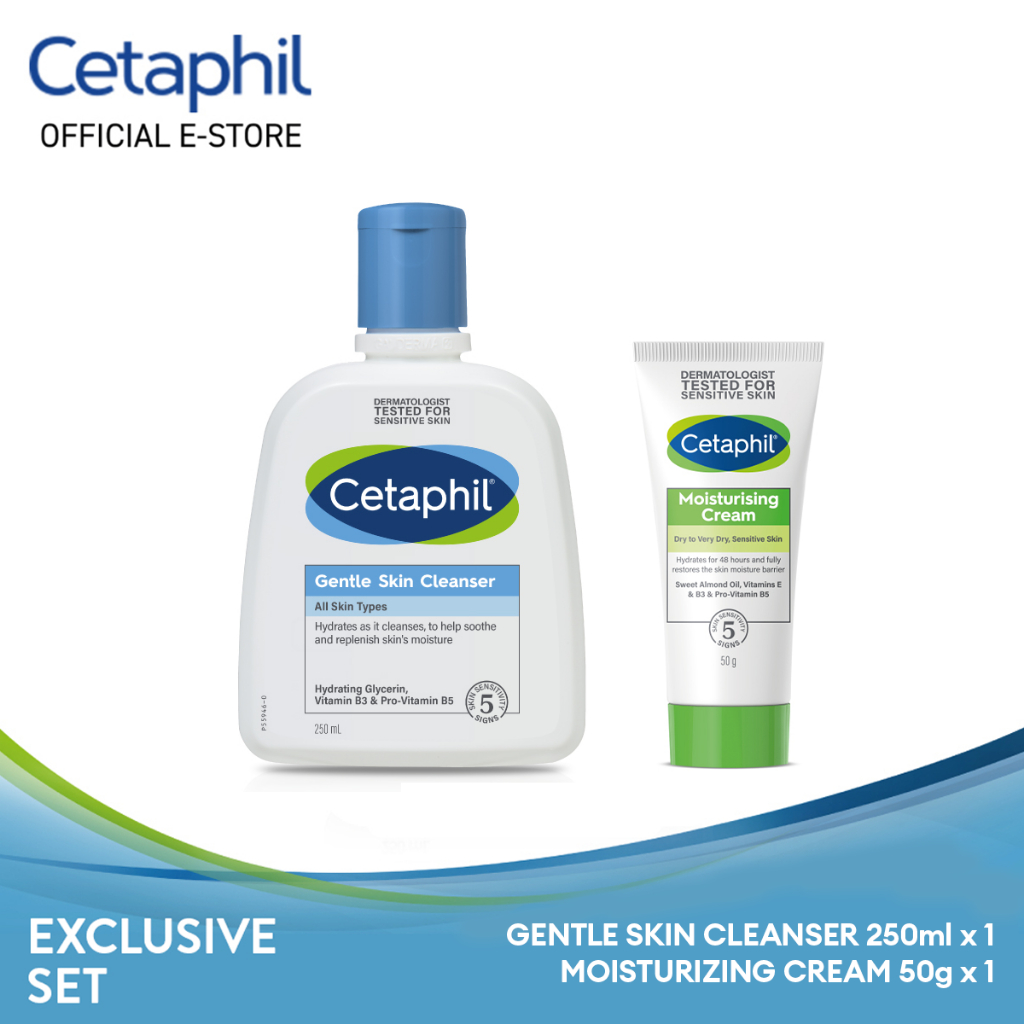 Cetaphil Gentle Skin Cleanser For Face & Body 250ML [Free 1x Cetaphil ...