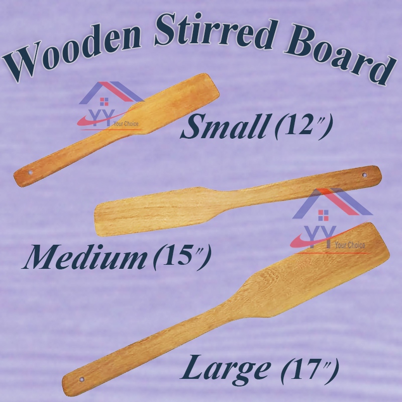 Wooden Stirred Board /Mixing Paddle/Rice Stirrer/Dodol Stirrer/Cooking ...
