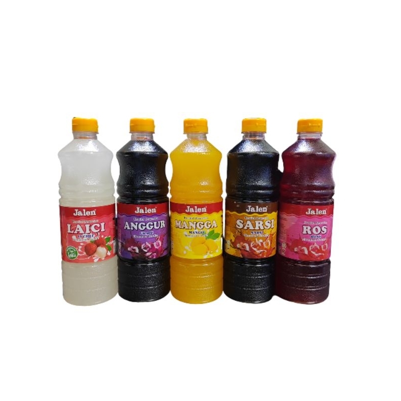 Jalen Kordial Berperisa Lychee/Anggur/Mangga/Sarsi/Ros 1liter | Shopee ...