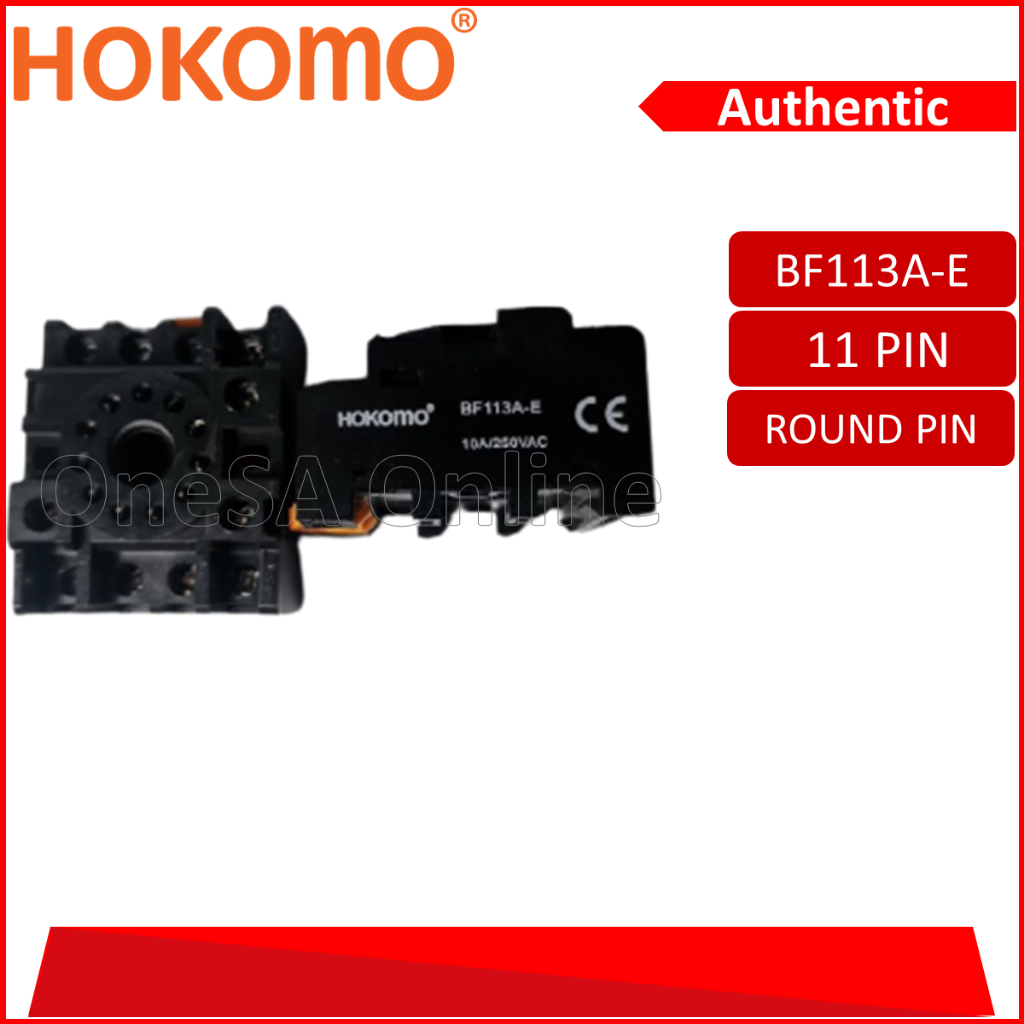 Hokomo Relay Base 11pin Round Bf113a E Shopee Malaysia