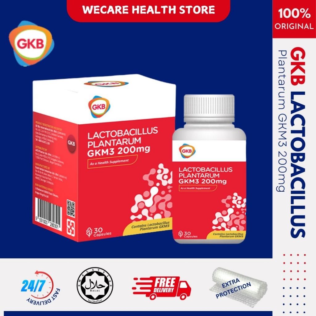 GKB Lactobacillus Plantarum Gkm3 30S (Weight Loss & Probiotic for Body ...