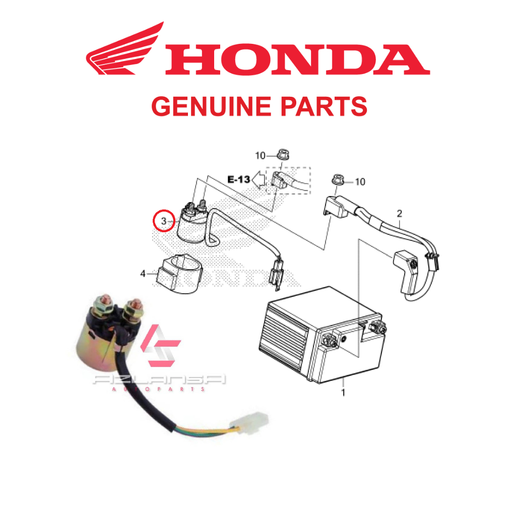 Switch Assy Starter Magnetic ( 35850-K56-N01 ) RS150R V1 V2 V3 & RS-X 💯 ...