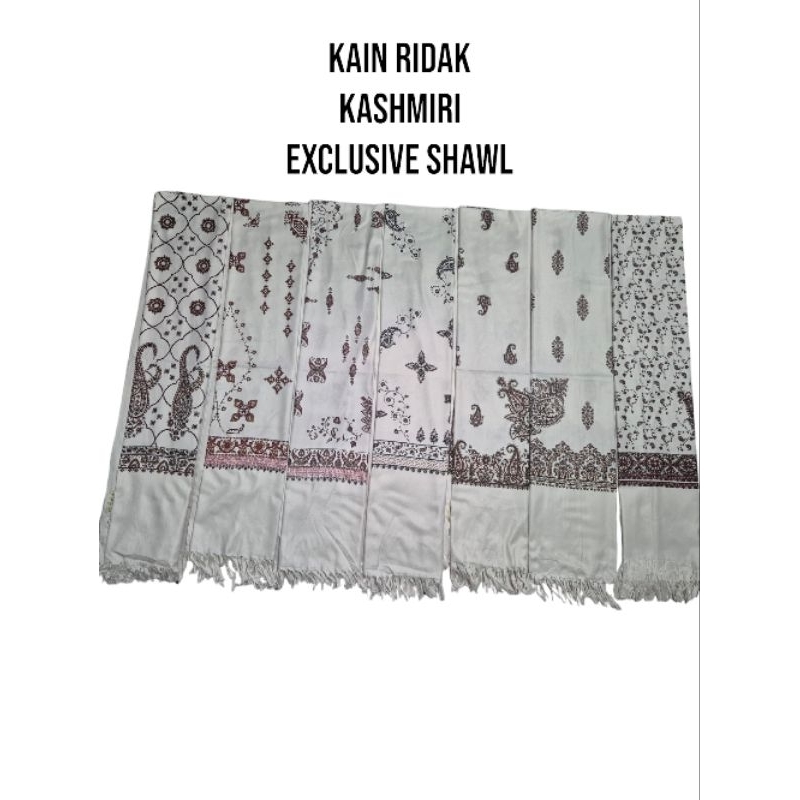 KAIN RIDAK/RIDA/SHAWL/SELENDANG KASHMIRI EXCLUSIVE | Shopee Malaysia
