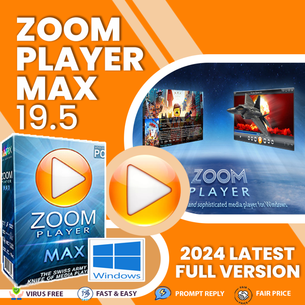 Zoom Player MAX 19.5 2024 Latest Full Version | Lifetime | Smartest ...
