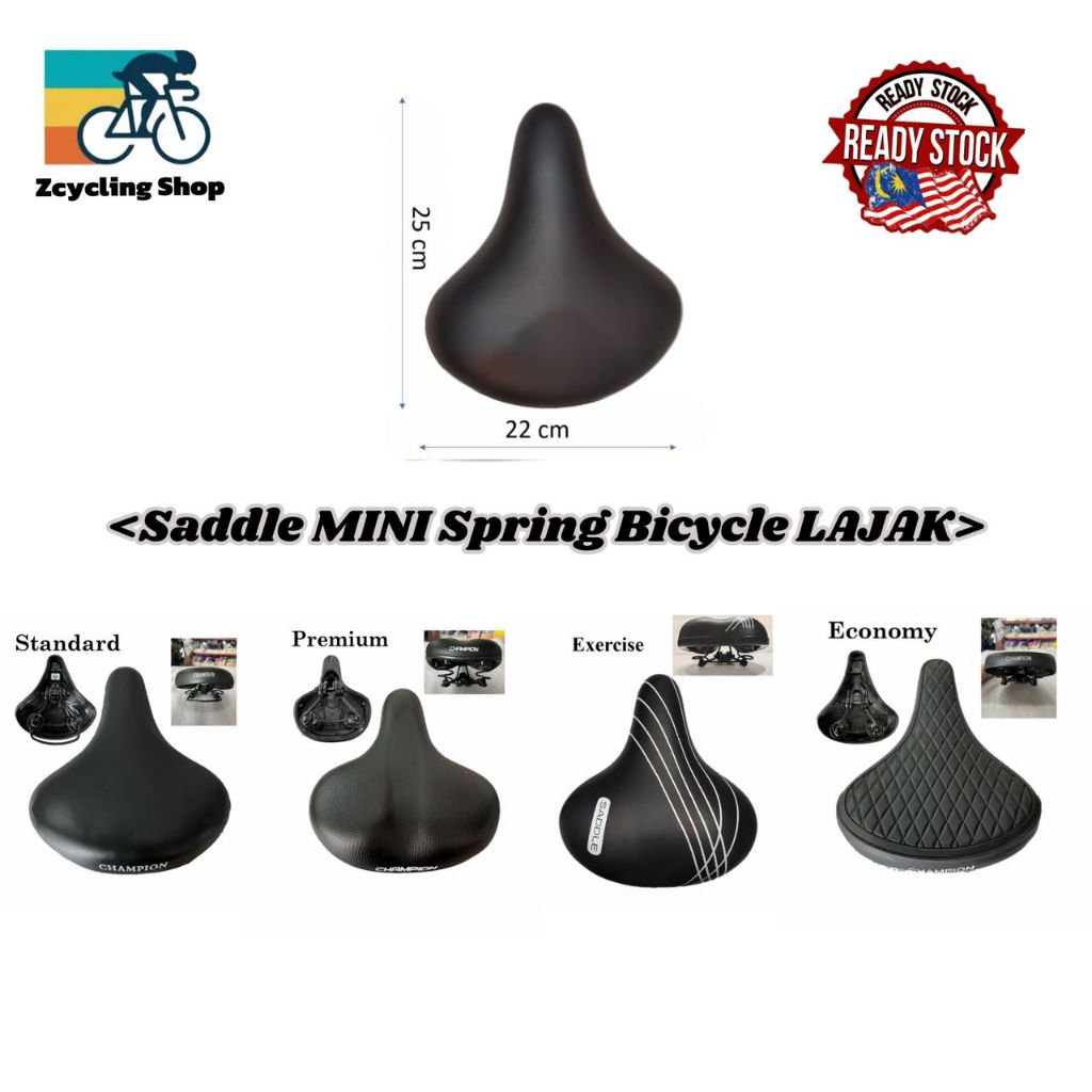 Saddle MINI Spring Bicycle LJAK SEAT BASIKAL MINI SEAT LEMBUT LEMBUT ...