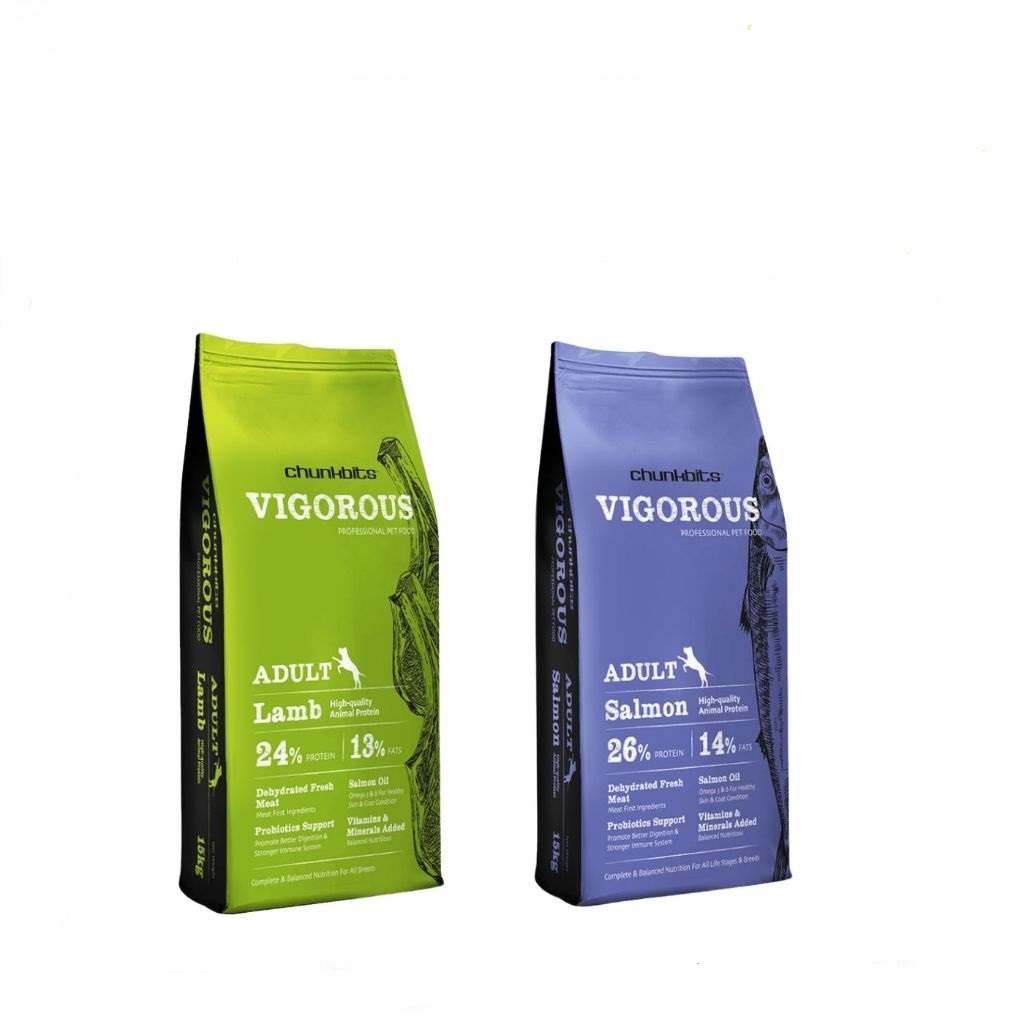 Chunk Bits Vigorous Professional 3KG - Dog Food / Dry Food | Shopee ...