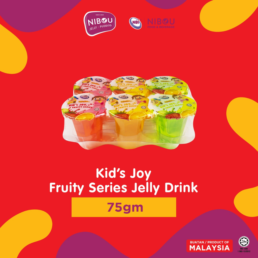 Nibou (NBI) KIDS JOY Minuman Jeli (75gm x 6's) - Strawberi | Oren ...