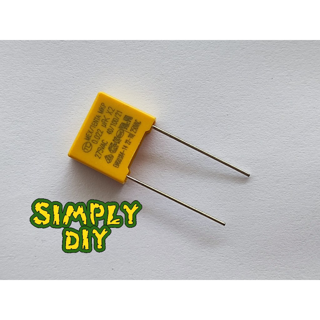 1pcs 275V X2 Pitch 10mm 0.022uF 22nF 223 Safety Capacitor 22-nF 0.022 ...