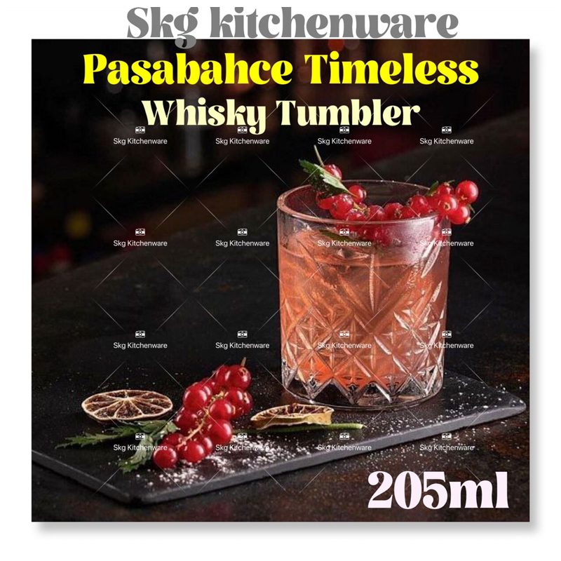 PASABAHCE 52810/205ML TIMELESS ROCK GLASS WHISKY GLASS | Shopee Malaysia